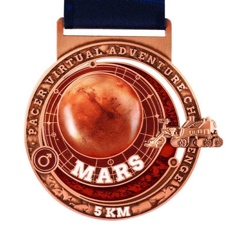 Mars Virtual Race (Solar System Virtual Races)- 5km