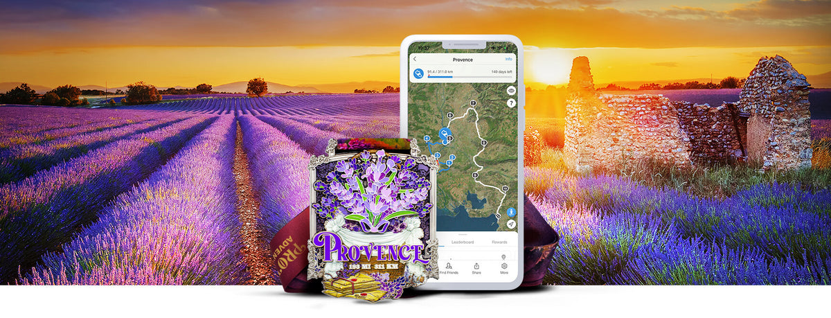 Provence Virtual Walk - Pacer Virtual Challenge
