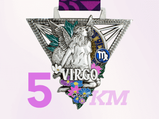 Virgo Virtual Race with medal!